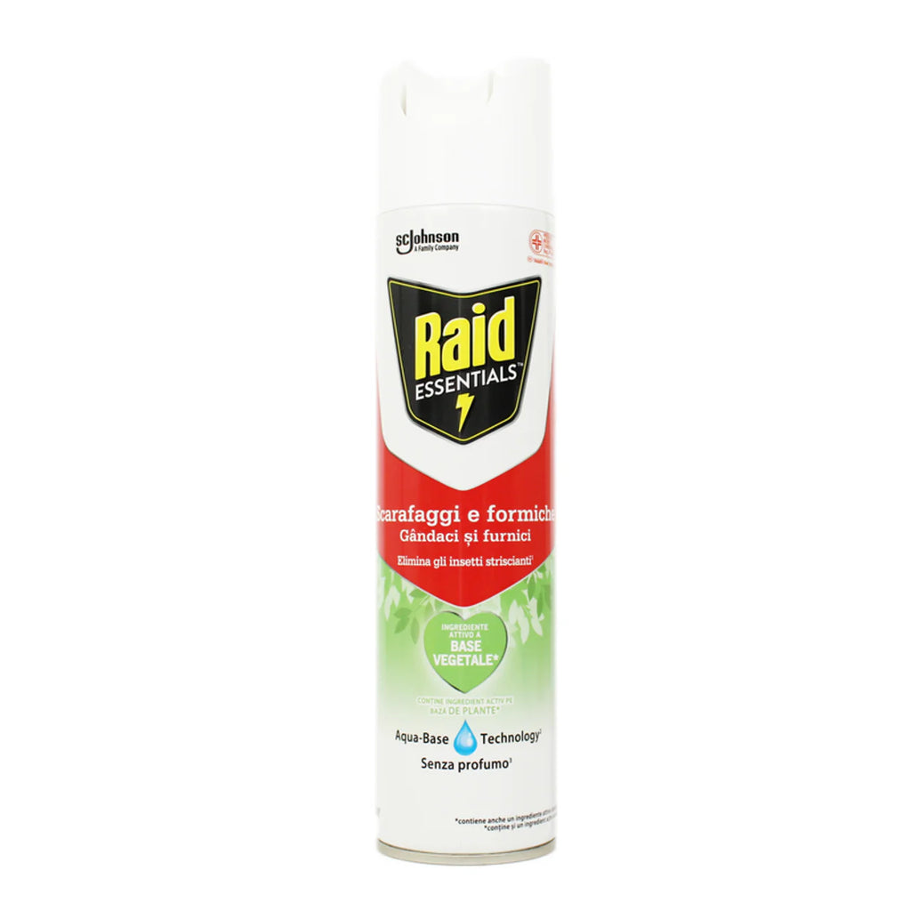 Raid Insecticide Essentials Scarafaggi & Ants Spray 400 ml
